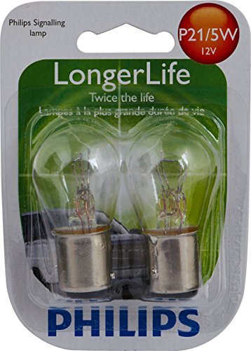 Philips P21/5W LongerLife Miniature Bulb, 2-Pack (P21/5WLLB2) : Amazon ...