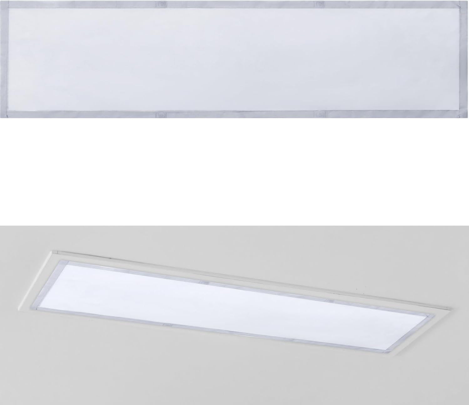 Wowangce 1 Pcs 1 x 4 Feet Fluorescent Covers for Ceiling Lights ...
