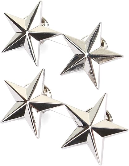 Amazon.com: Reproduction WW2 Metal US Military 2 Star Major General ...