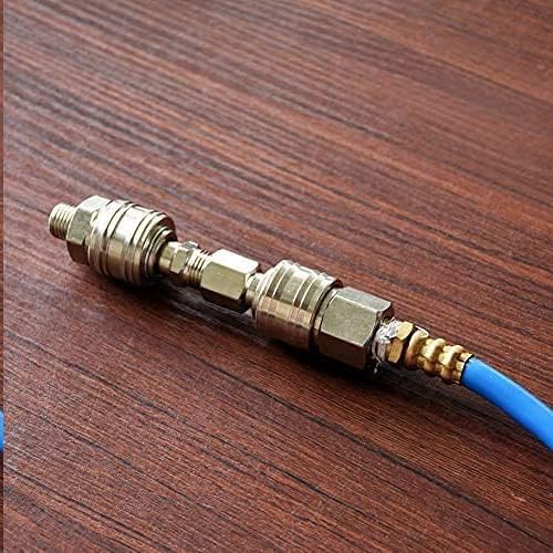 10 PCS Air Line Connectors,Euro Airline Hose Compressor Fittings,1/4 ...