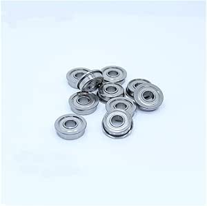Amazon.com: KIRANDY Flanged Bearing F696ZZ Flange Bearing F696 Z ZZ ...