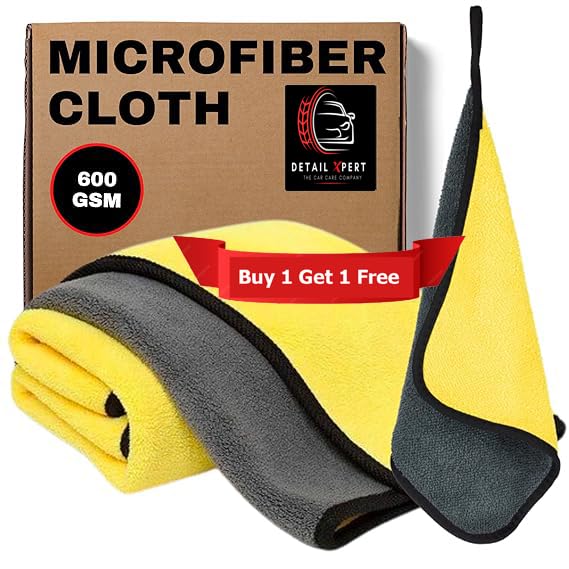 Detail Xpert® Microfiber Car Cleaning Cloth (Buy 1 GET 1 Free) -Soft ...