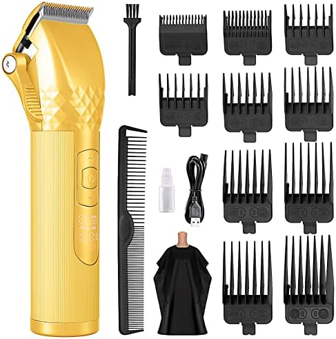 Amazon.com: MASOVOTU Rechargeable Hair Clippers for Men, Cordless ...