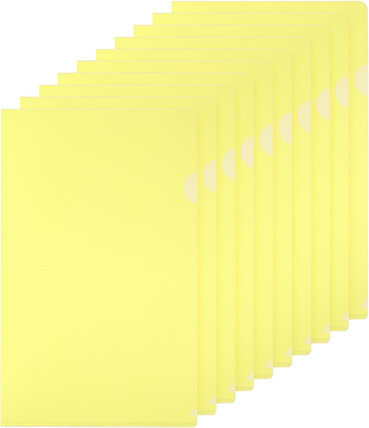 Amazon.com : PATIKIL L Type Folders 30 Pack A4 Plastic File Project ...