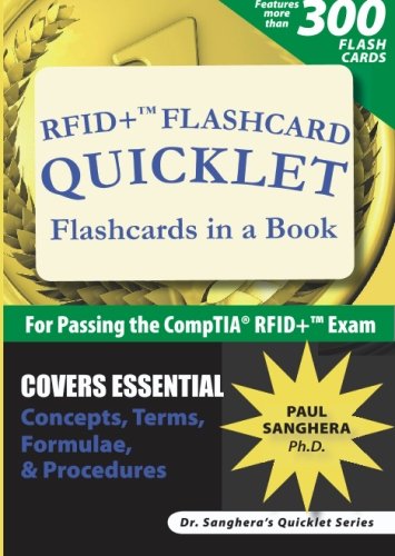 Buy Rfid+ Flashcard Quicklet: Flashcards in a Book for Passing the ...