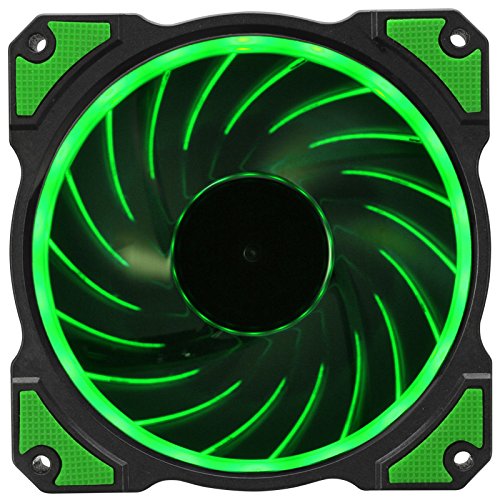Jonsbo FR-101 120mm LED CPU Case Fan (Single Colour, 1500 RMP) (Green ...