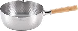 Yoshikawa YH6754 Stainless Steel Snow Flat Pot, 8.7 inches (22 cm), Home & Kitchen: Saucepans ...
