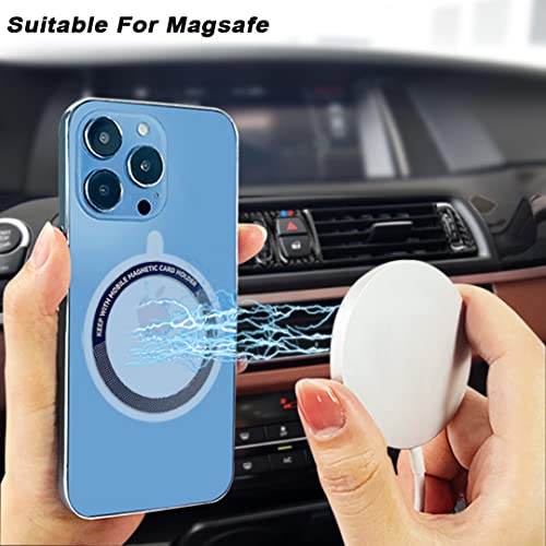 12 Pcs Magnetic Wireless Charging Metal Ring with Sticker, Universal ...