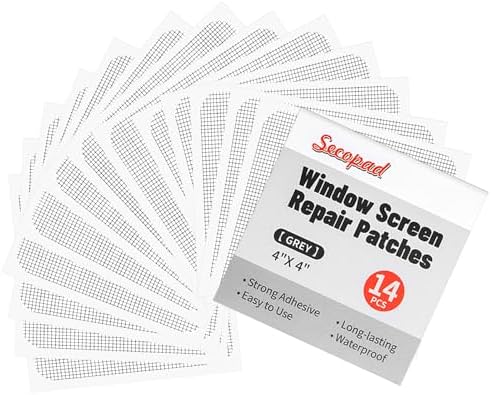Amazon.com: Secopad 14PCS Window Screen Patches, Grey Window Screen ...
