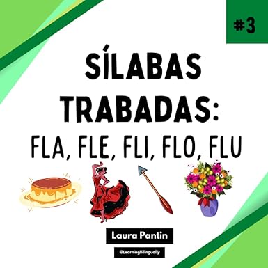 Sílabas trabadas: fla, fle, fli, flo, flu (#3) (Spanish Edition ...