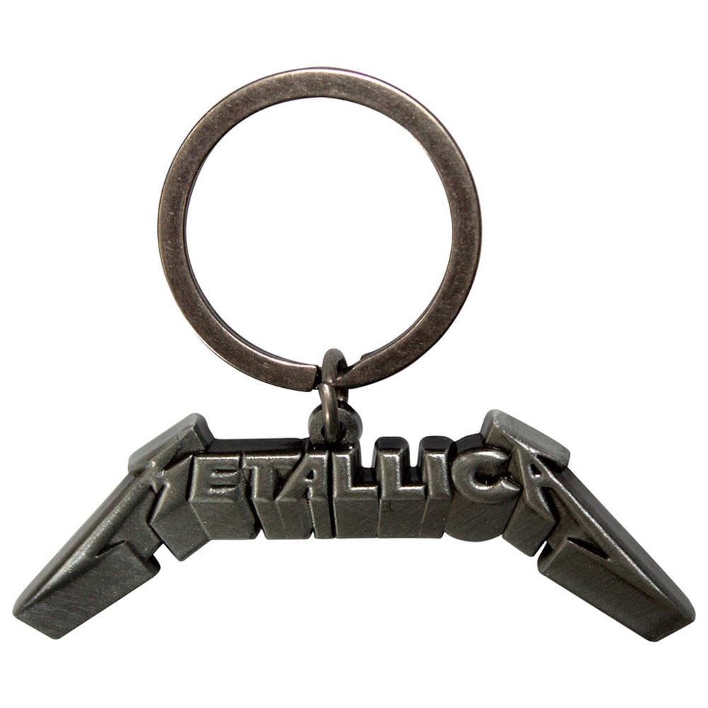 Rock Off officially licensed products Metallica 3D Band Logo Keyring ...