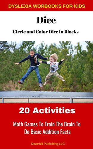 Amazon.com: Dyslexia Workbooks for Kids - Dice - Circle and Color Dice ...