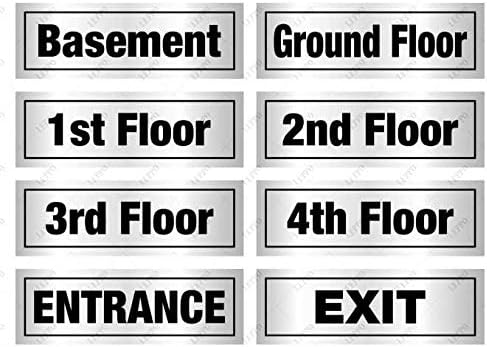 Anne Print Solutions® Ground Floor To 5th Floor Stickers Sign office ...
