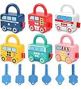 Amazon.com: YYDeek Number Learning Locks Toy with Keys, Children Locks ...