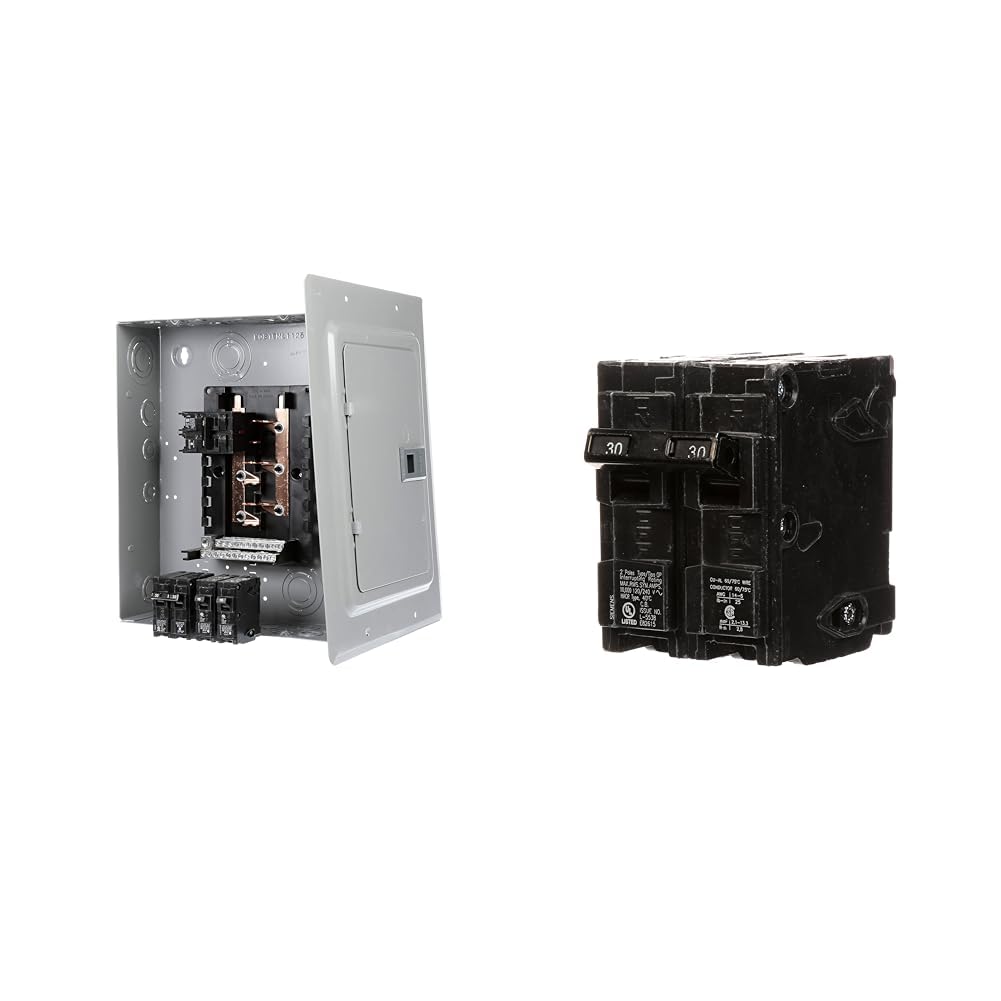 Siemens 100-Amp 10-Space 20-Circuit Narrow Width Main Breaker Load ...