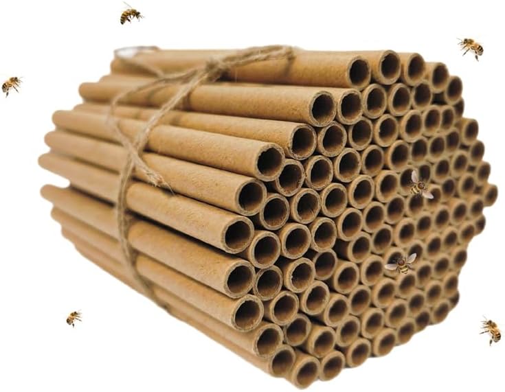 Amazon.com: INature 100 Pieces Mason Bee Paper Tubes Refill Kit: 5 ...