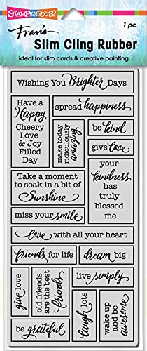 Snapklik.com : Stampendous Cling Rubber Stamp Boxed Word