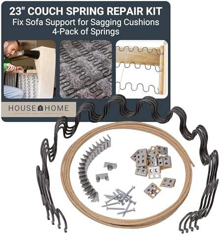 Amazon.com: House2Home 25" Couch Spring Repair Kit to Fix Sofa Support ...