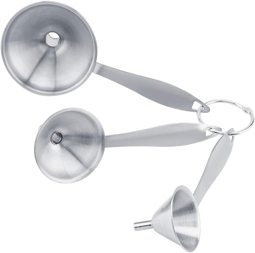 Amazon.de: Edelstahl-Trichter, kleiner Trichter zum Befüllen von ...