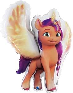 Toyland® 74cm (29") Ballon en aluminium en forme d'Alicorne ensoleillée ...