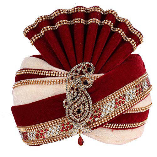 Zapstar Pagdi for Men, Dulha Marriage Pagdi for Bridegroom : Amazon.in ...