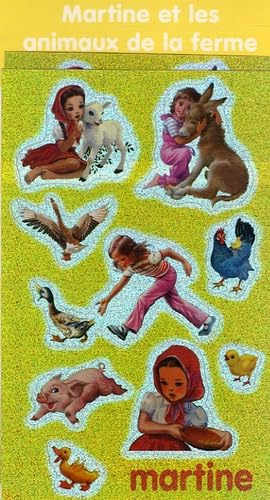 Pochette stickers martine animaux ferme: Autocollants : Delahaye ...
