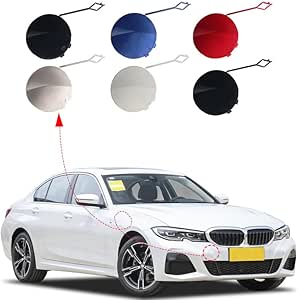 Amazon.com: Car Front Bumper Tow Hook Cover Cap Towing Eye for BMW 3 ...