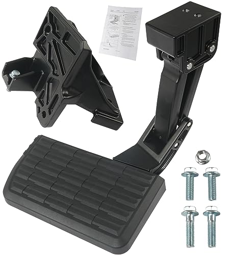 Snapklik.com : CYTROBE Rear Truck Bed Step, Folding Retractable Bumper ...