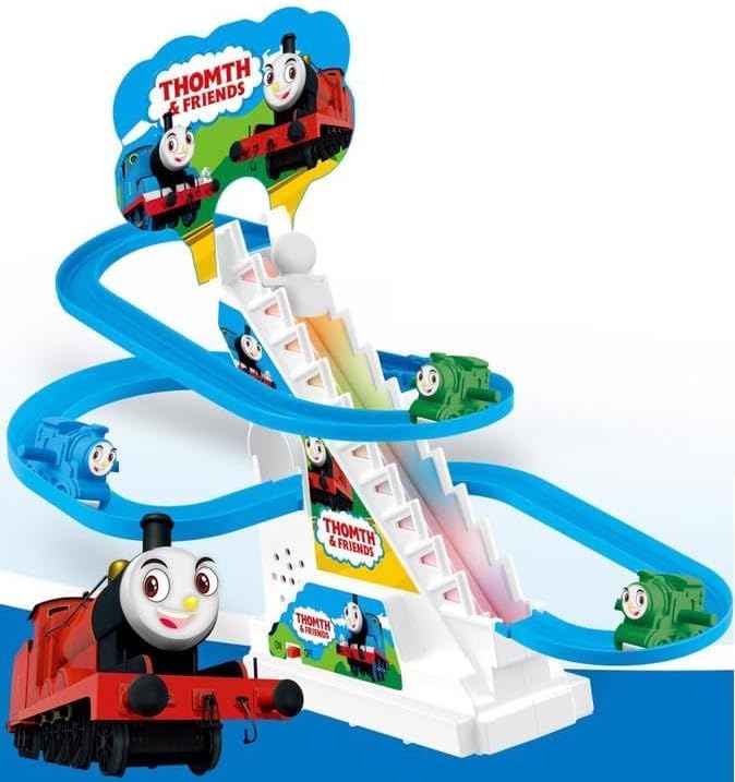 MOROVIK Duck Slide Toy Set, Funny Automatic Stair-Climbing Ducklings ...