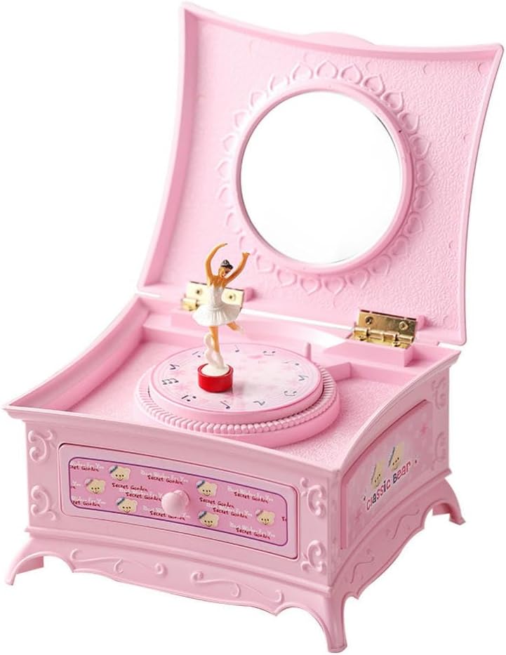 Amazon.com: JCAKES Girls Jewelry Box Music Box Classical Rotating ...