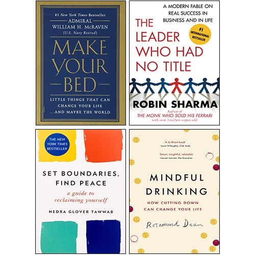 Make Your Bed, The Leader Who Had No Title, Mindful Drinking, Set ...