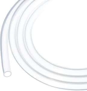 Rebower 10ft Silicone Tubing 5mm ID 7mm OD Clear Industrial Plastic ...