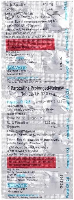 Praxet 12.5mg CR - Strip of 10 Tablets : Amazon.in: Health & Personal Care