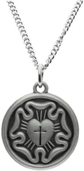 Amazon.com: Sterling Gifts Lutheran Rose Necklace. I am a Lutheran ...