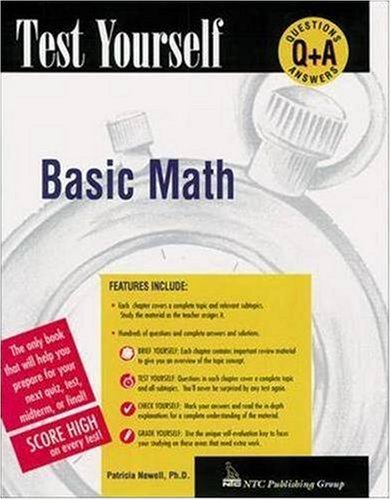 Test Yourself: Basic Mathematics: Newell,Patricia: 9780844223513 ...