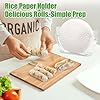 Amazon.com: ARGCONNER Rice Paper Water Bowl Dipper, Rice Paper Water ...