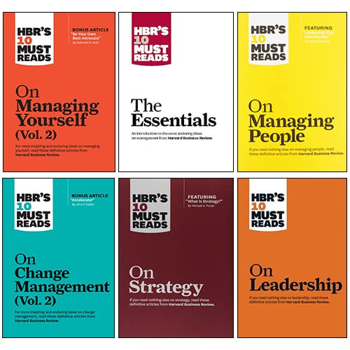 HBR's 10 Must Reads 6 Books Collection Set (On Strategy, On Leadership ...