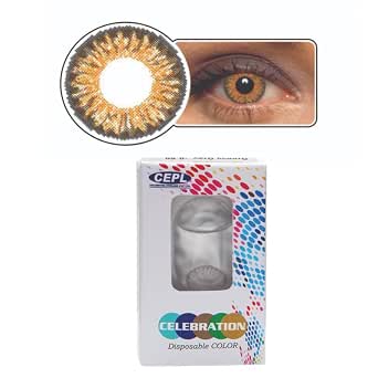 Buy CELEBRATION COLORS Vibrant Disposable Color Contact Lenses - 1 ...