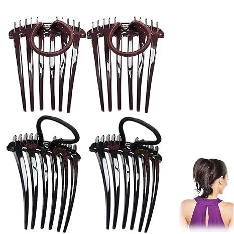 Amazon.com : 4 Pieces Hair Comb Bump It UP Volumizer Styling Hair Root ...