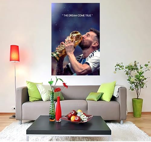 wallpics® SOCCER SUPERSTAR LIONEL MESSI DREAMS COME TRUE, MESSI POSTER ...