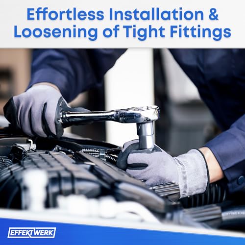 EFFEKTWERK Radiator Valve Spud Wrench, Universal Step Wrench w/ Square ...