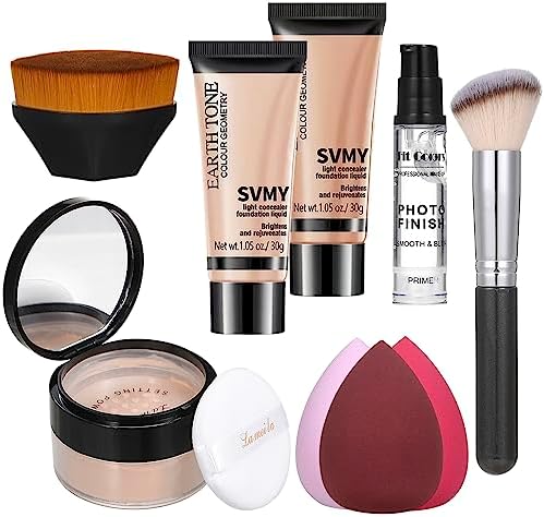 Amazon.com : Foundation Set Natural Foundation Foundation Full Coverage ...