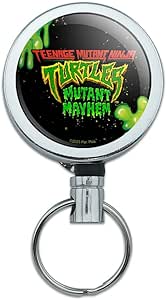 Amazon.com : TMNT Mutant Mayhem Logo Heavy Duty Metal Retractable Reel ...
