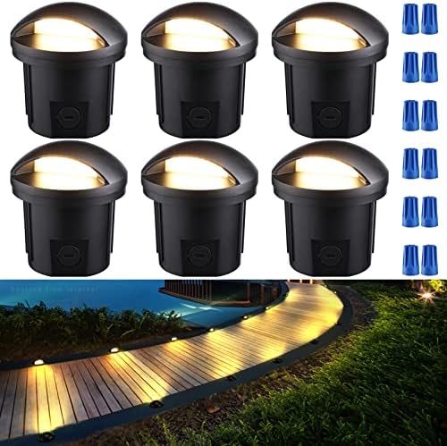 LEONLITE 5W Well Lights Landscape LED, In-ground Lights Outdoor, Low ...