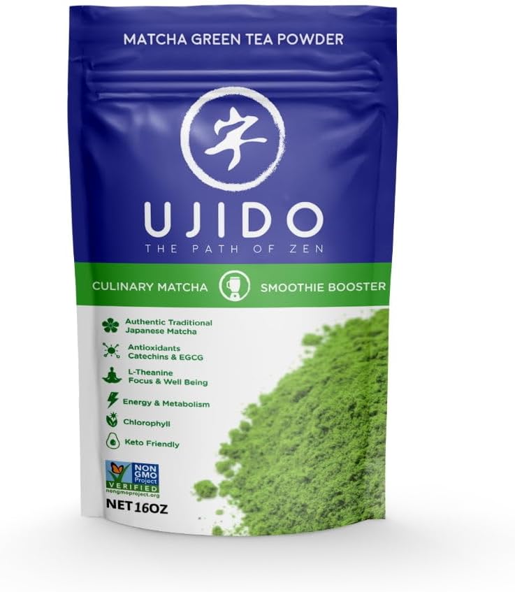 Amazon.com: Ujido The Path of Zen Japanese Matcha Green Tea Powder ...