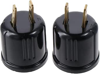 Urjumpea 2 Pack Outlet to Socket Adapter Plug-in Light Socket,Polarized ...