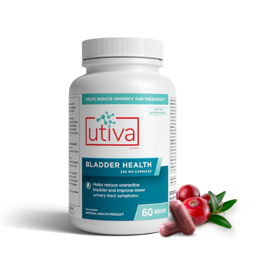 Utiva Bladder Health – Natural Bladder Control Supplement for ...