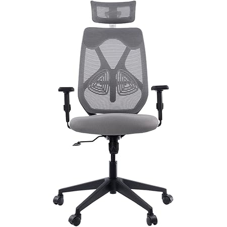 GODREJ INTERIO Cross Full Back Chair, Knitted Fabric, Office Adjustable ...