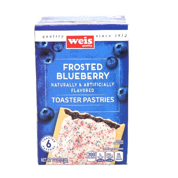 Amazon.com: Weis Quality, Toaster Pastries Frosted Blueberry, 11 Ounce