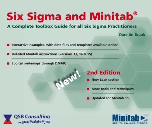 Amazon | Six Sigma and Minitab: A Complete Toolbox Guide for All Six ...